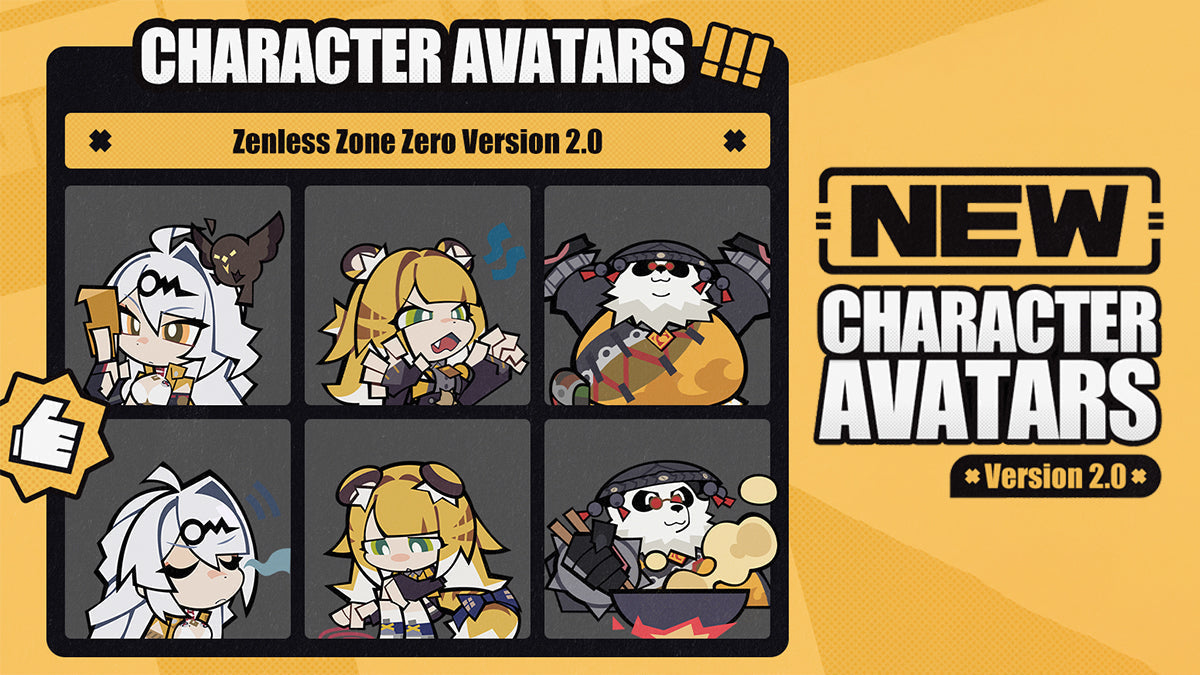 Zenless Zone Zero Version 2.0 Character Avatars – 141Store
